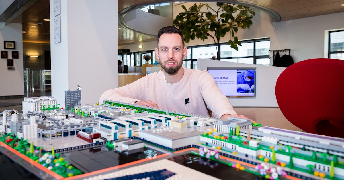 Rick bouwde ASML-campus na met lego en nu pronkt het bouwwerk in ...