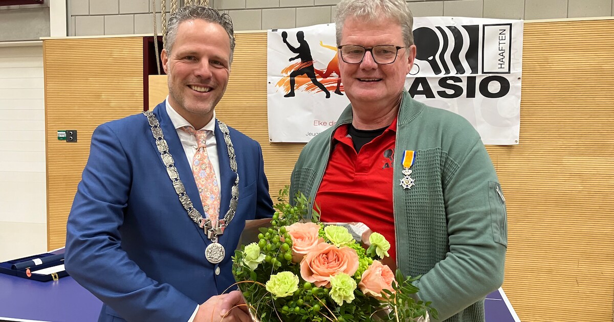 Koninklijke onderscheiding voor Pieter van Rijswijk uit Haaften | Regio ...