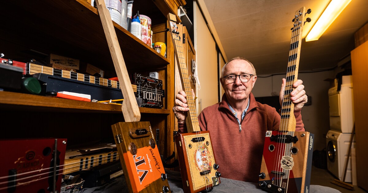 Jan bouwt cigar box guitars: ‘Slaven spanden vroeger snaren op een ...