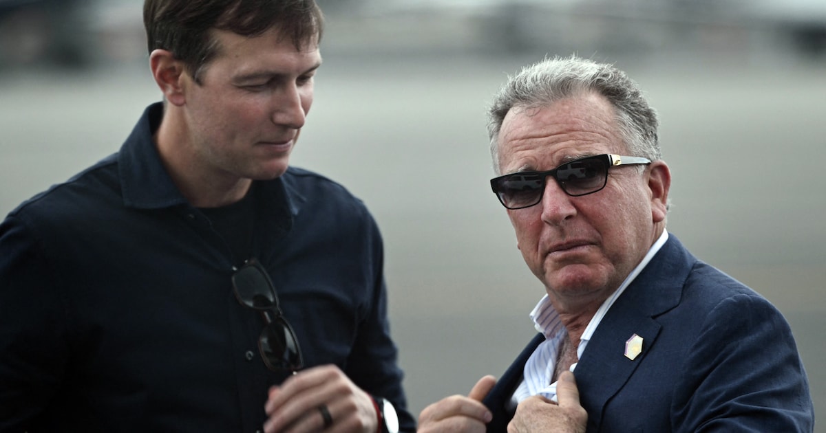 TERUGLEZEN | Trump stuurt gezant Witkoff en schoonzoon dit weekend naar ...