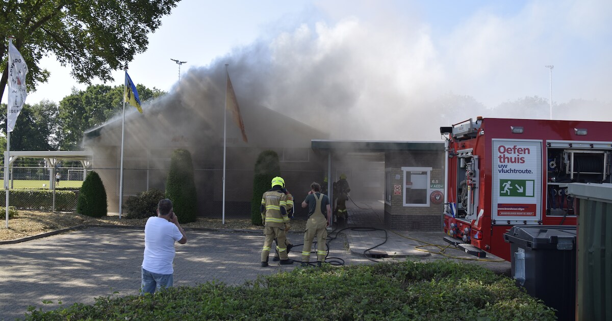 Advendo’57 moet het na forse brand voorlopig doen zonder kantine ...