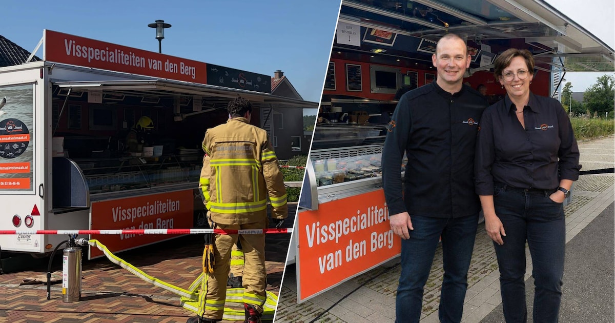 Volop steun voor Mariska en Robert na brand in viskraam. ‘Er zijn zelfs ...