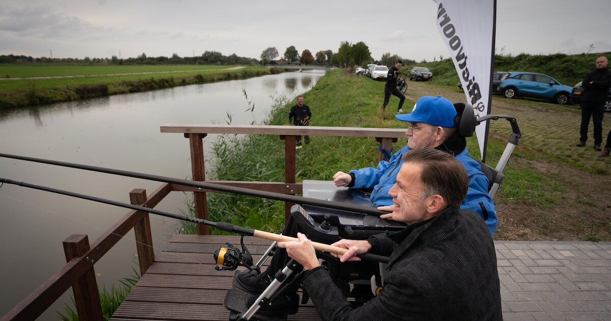 Oud of een beperking? Ook dan kun je nu vissen in Park Lingezegen ...