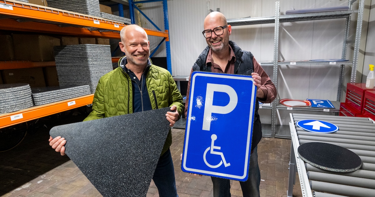 Duurzaam verkeersbord van afval verovert Nederland, Europa is volgende ...