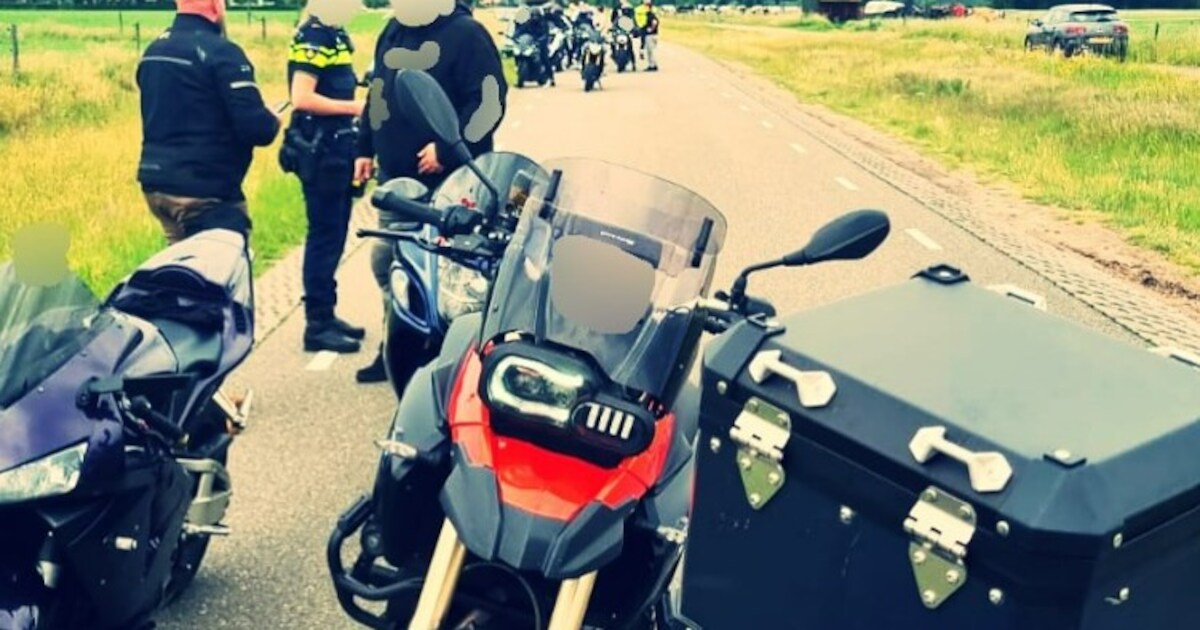 ‘Stille’ rijdt mee met motorrit en ziet zware overtredingen ...