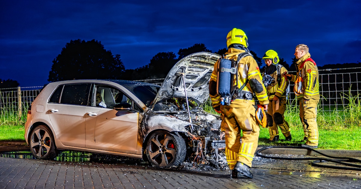 Geparkeerde auto raakt zwaar beschadigd door autobrand in Driel | Regio ...