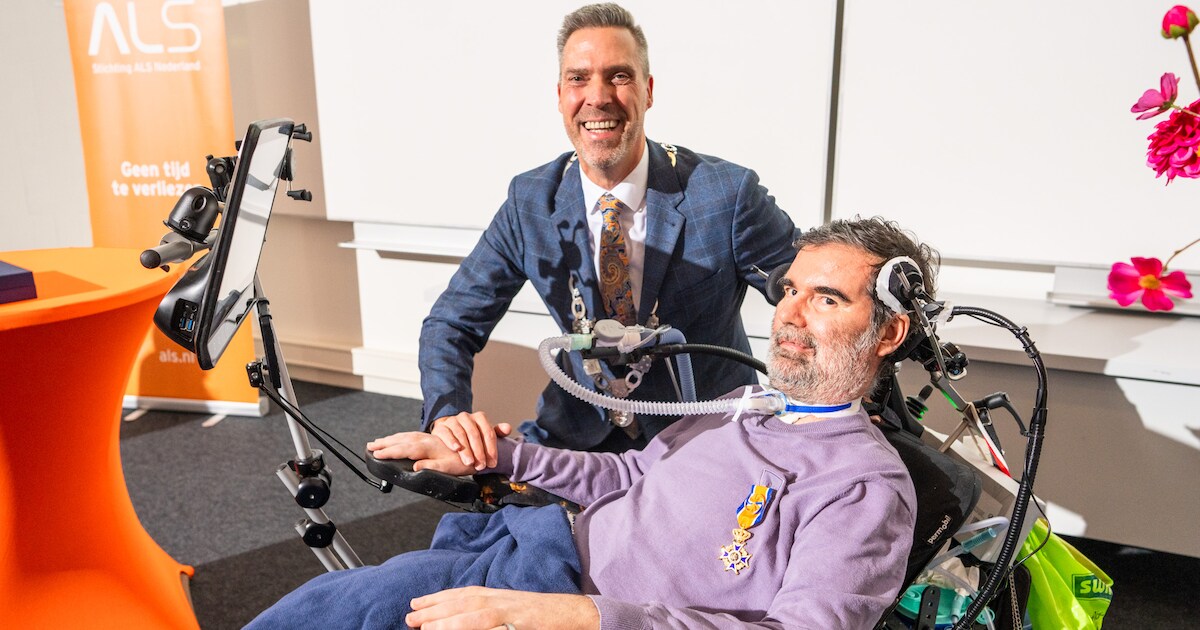 ’s Lands bekendste ALS-patiënt Bernard Muller uit Willemstad krijgt ...