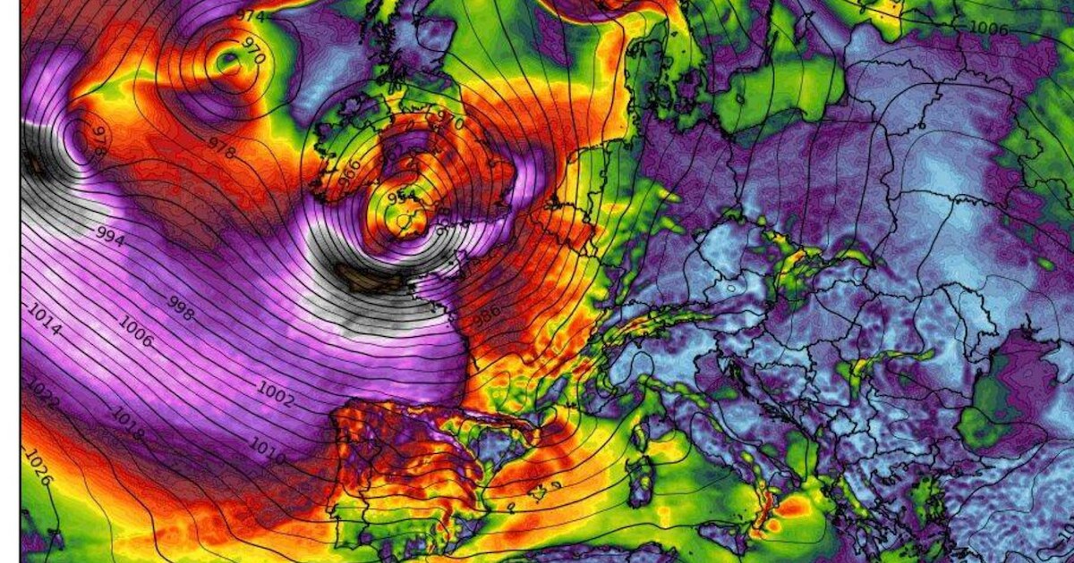Storm Ciarán nadert Europa, code geel in Nederland om onstuimig weer ...