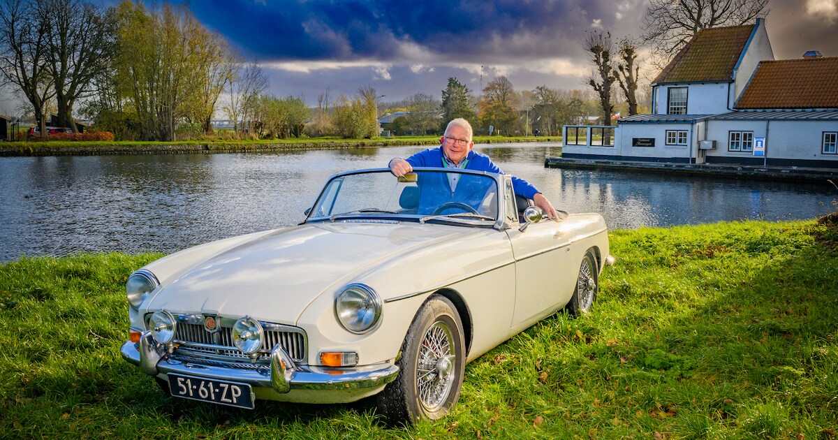 Kiet’s cabrio MG B is niet gemaakt voor de showroom: ‘Dan geniet je er ...