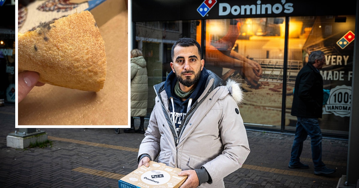 Rebaz kreeg beschimmelde pizza, maar geen excuses: ‘Hele weekend ...