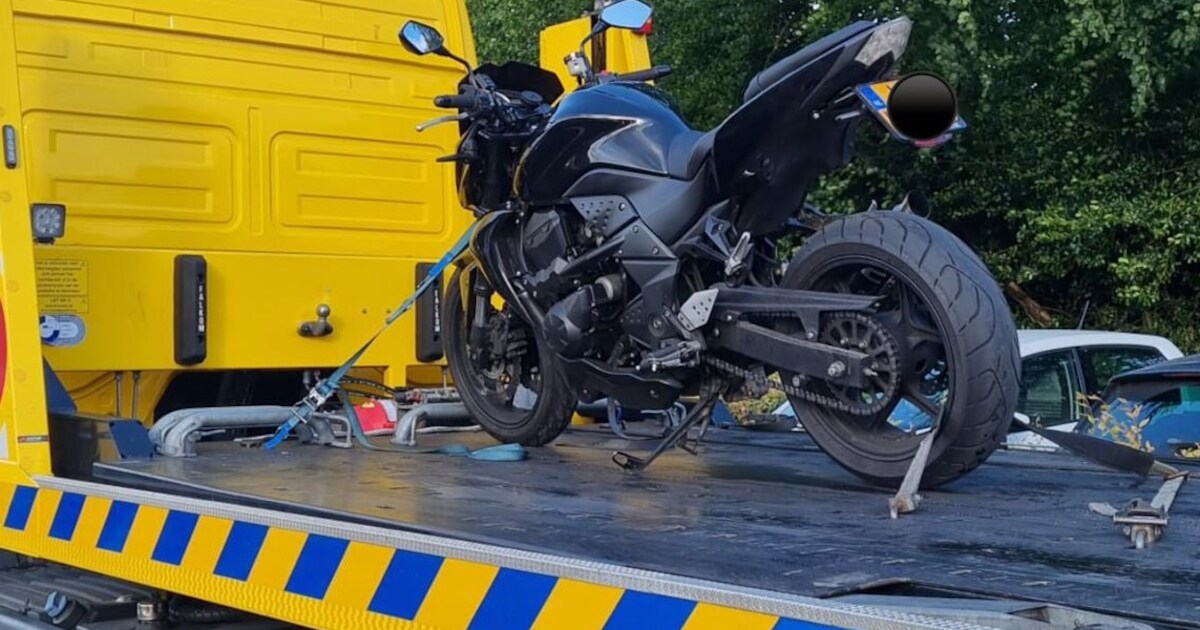 Motorrijder stopt niet voor politie en scheurt met 194 km/u over de ...