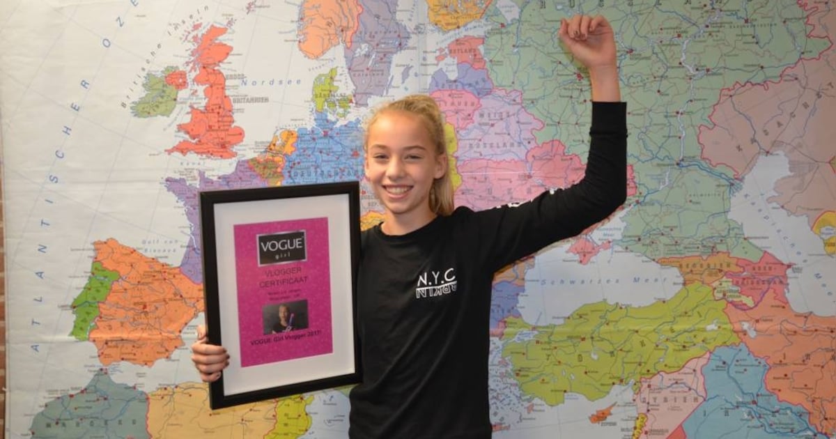 Liv Jansen (12) wint vlogwedstrijd Vogue Girl | Regio | De Gelderlander.nl