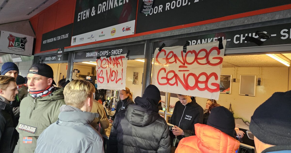 Cateraar failliet, maar of drank bij NEC nu goedkoper wordt? ‘Heb ...