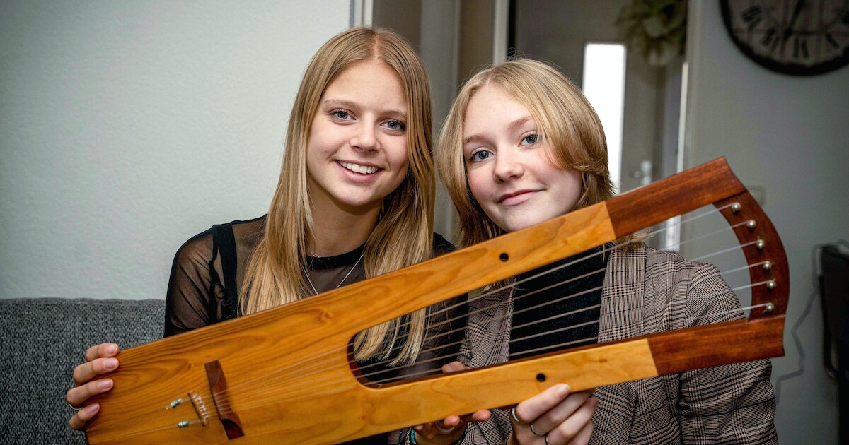 Mirthe en Simi leren lier spelen voor hun profielwerkstuk: ‘Instrument ...