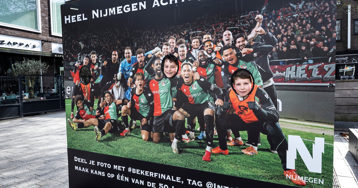 Nijmegen heeft cupkoorts: stadscentrum wordt groot voetbalstadion met ...