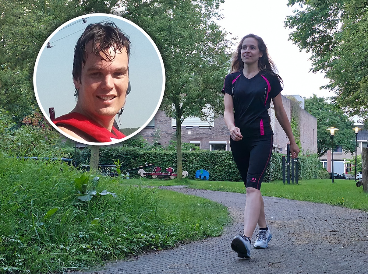 Thirza (41) verliest haar man Martijn, nu loopt ze de Vierdaagse voor ...
